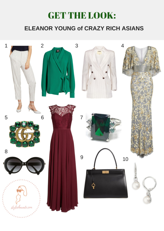 How to Dress Like Eleanor Young from Crazy Rich Asians - Style Charade