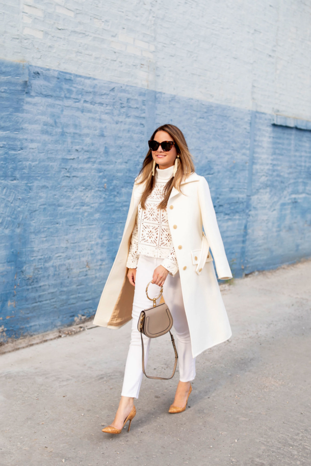 How to Style an Ivory Coat - Style Charade