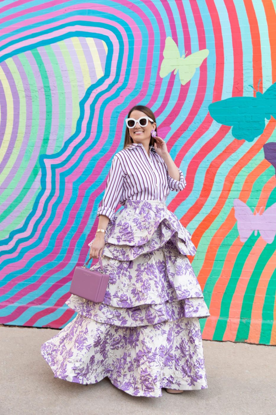 How to Style a Ruffle Dress - Style Charade