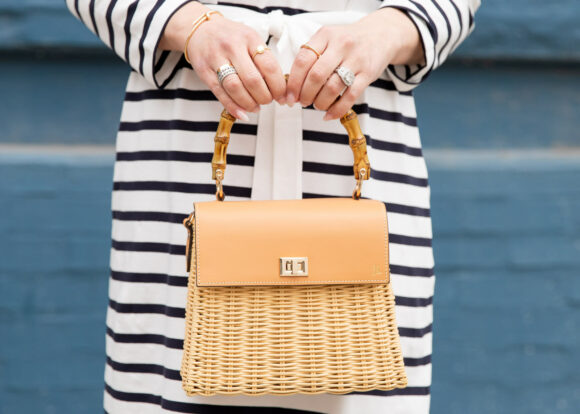 Hobbs London Looks: Polka Dot Pleated Dress & Stripe Jersey Dress